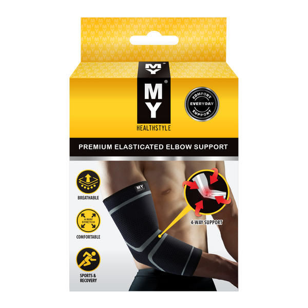 Best Elbow Support | My Premium Elasticated Elbow Support | My Health Style
